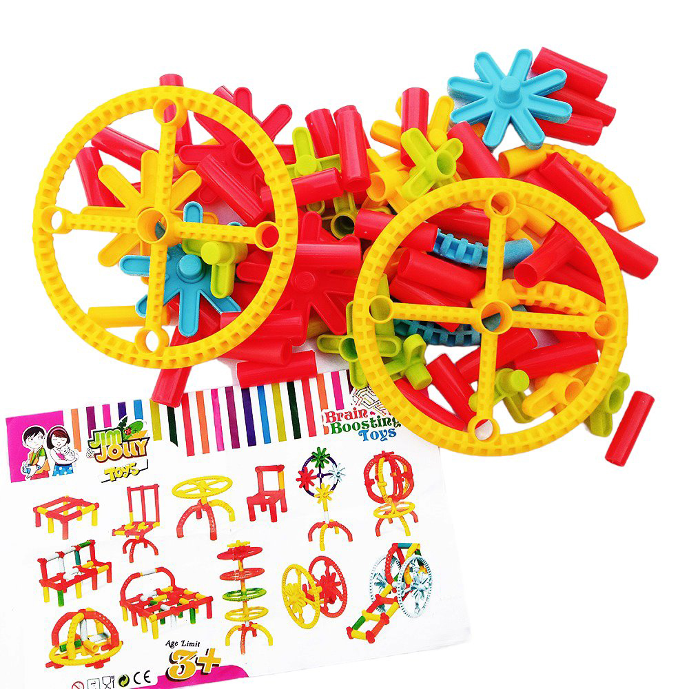 Educational Building Blocks Set For Kids Plastic pipe blocks Building ...