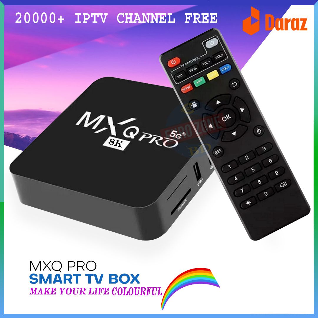 Mxq Pro 8K 5G 8Gb Ram And 128Gb Rom Android Smart Tv Box - Upgrade ...