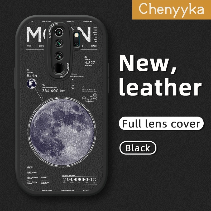 Chenyyka For Redmi Note 8 Pro Case Fashion Tide Moon Thin Leather Soft ...