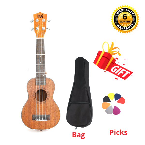 23" Mahogany Ukulele Concert Acoustic 4 String Guitar Soprano Ukulele ...