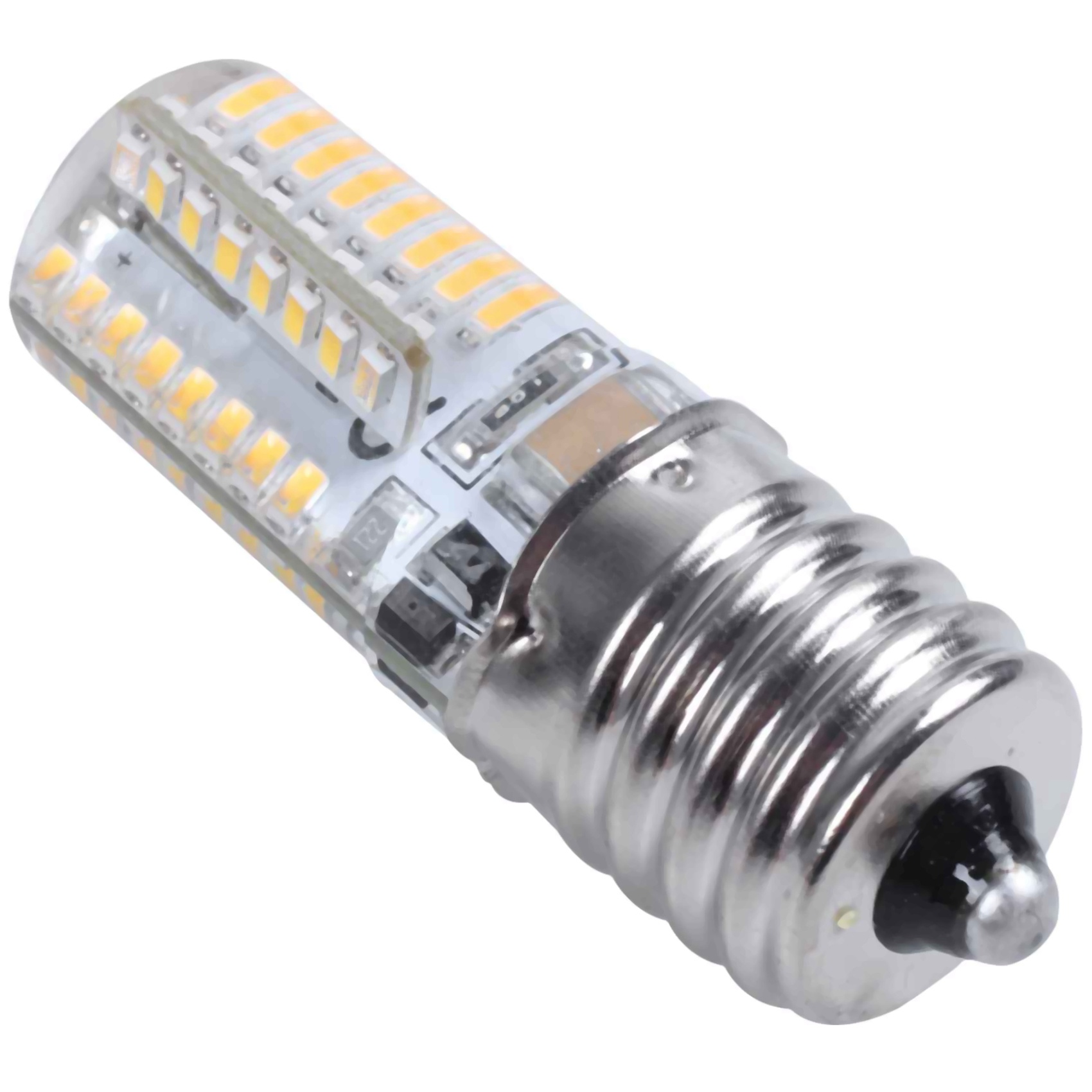 5X E17 Socket 5W 64 LED Lamp Bulb 3014 SMD Light Warm White AC 110V ...