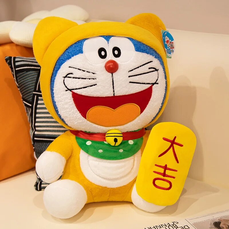 Doraemon Classic Style Lucky Confession Plush Toys Festival Holiday ...