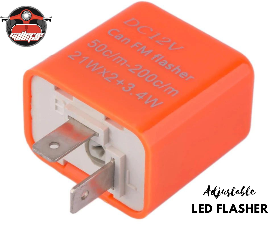 Adjustable LED Indicator Flash Turn Signal Light Relay Register Fix ...