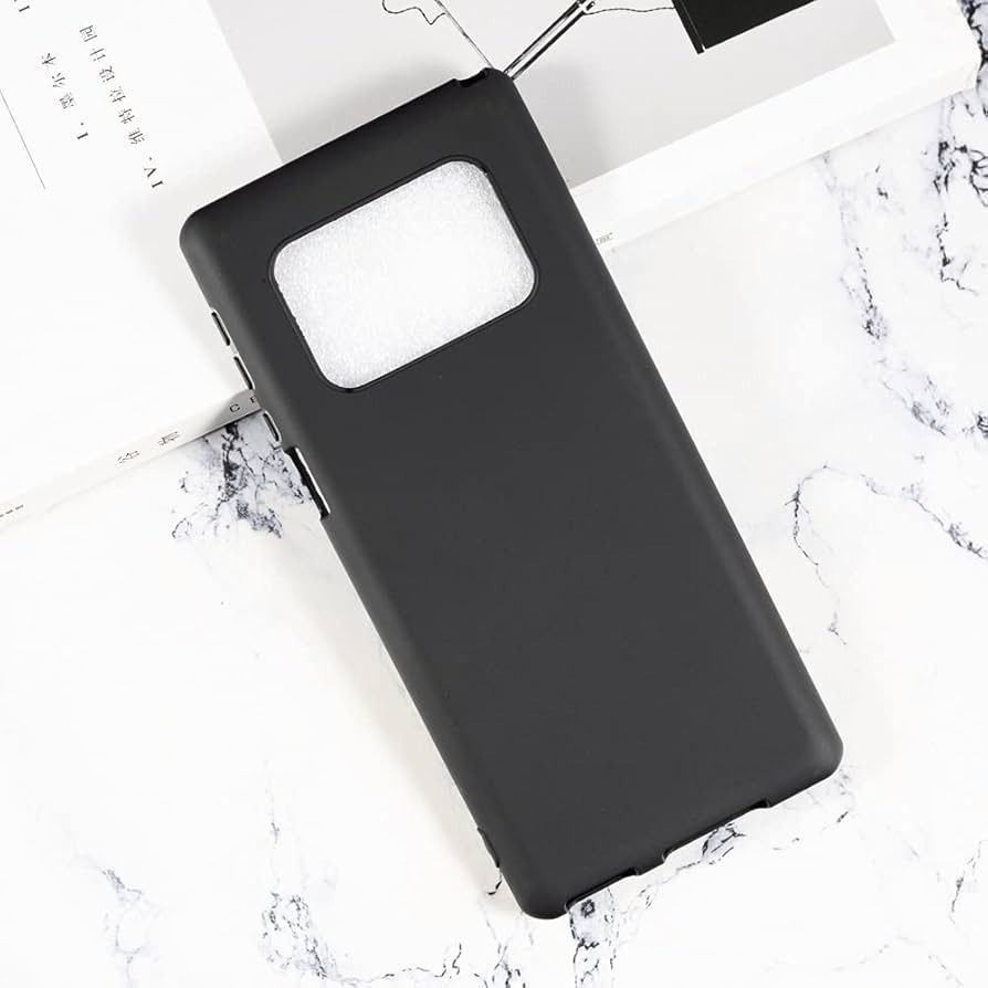 For Sharp Aquos R6 Matte Finish Silicone with Inside Fiber Cloth Phone ...