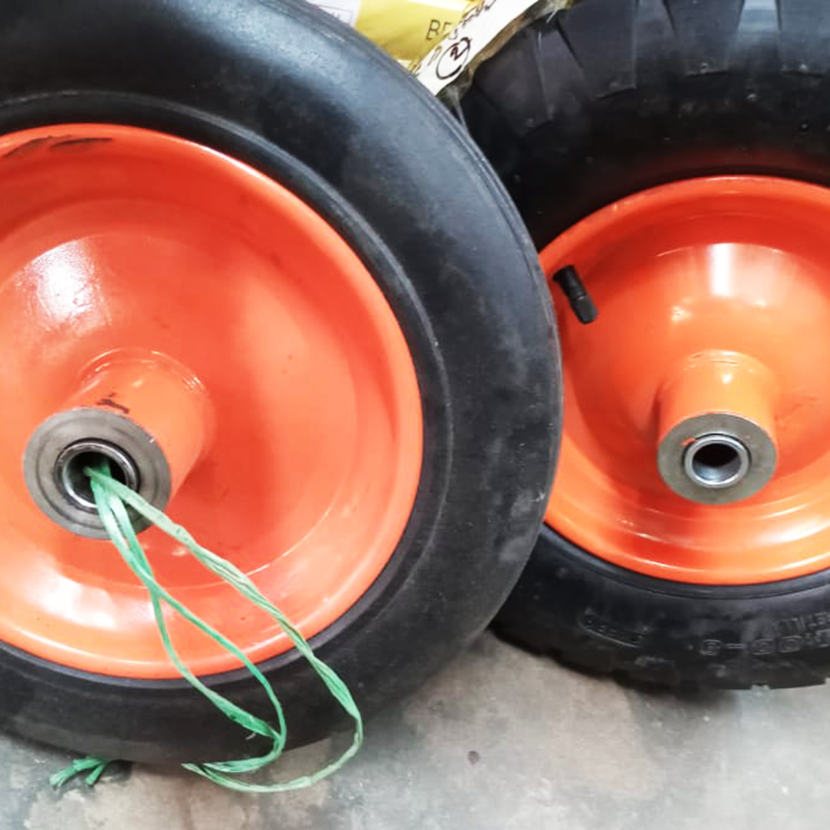 Trolley Wheel 14inch / Heavy Duty Solid Rubber/ Pneumatic Air Tyre ...
