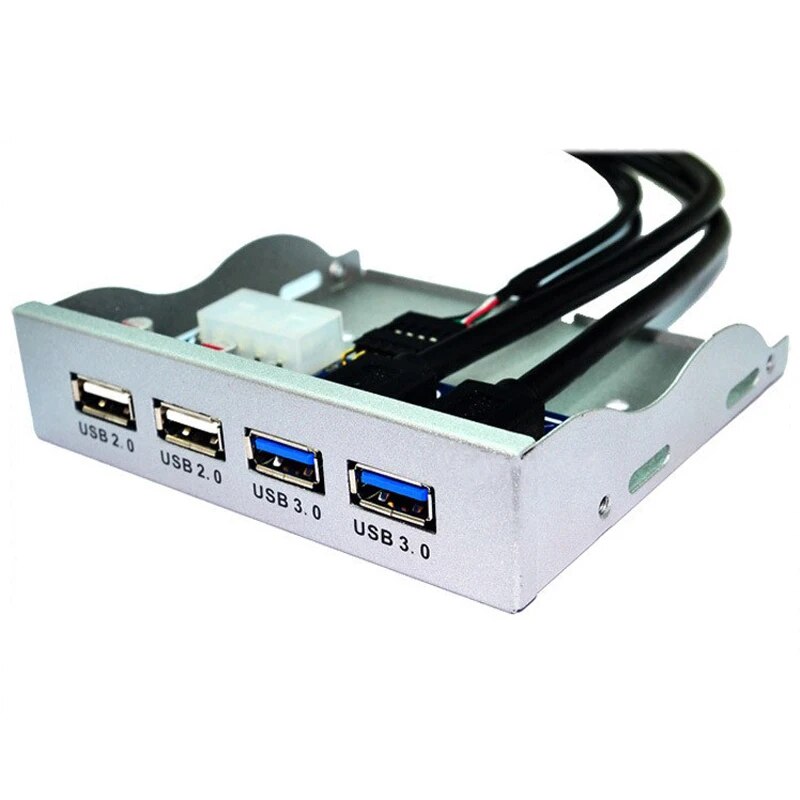 H1111Z HUB USB 2.0 USB 3.0 4 Port Front Panel USB3.0 Hub Splitter ...