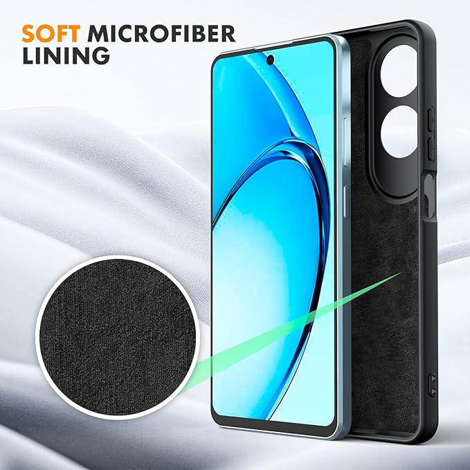 OPPO A60 Silicone Soft Gel Rubber Slim Liquid Cover Shockproof ...