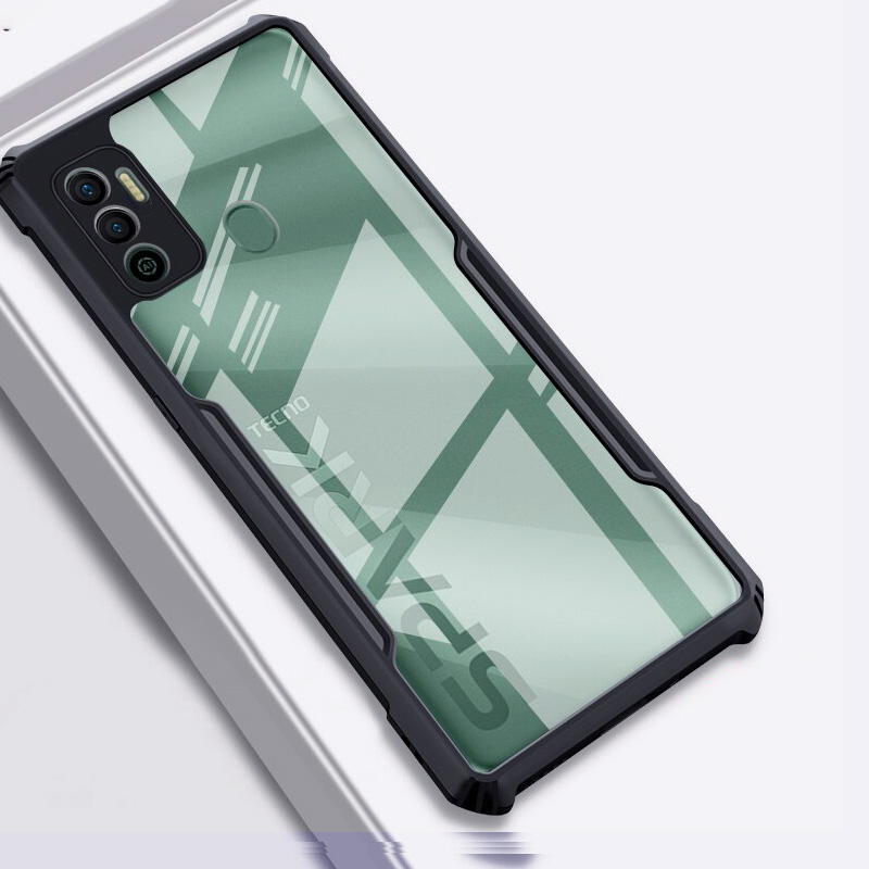 For Tecno Spark 6 Air Edge-Reinforced Shockproof Cushion Back Clear ...