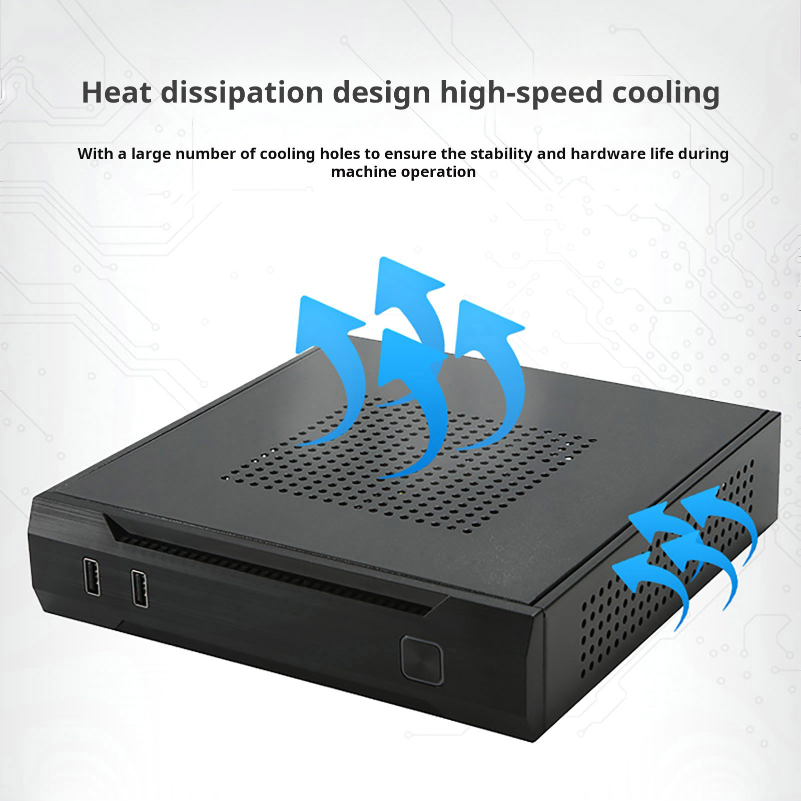 8.1L Small Form Factor Case Mini ITX Computer Case - 8.1L Aluminum ...