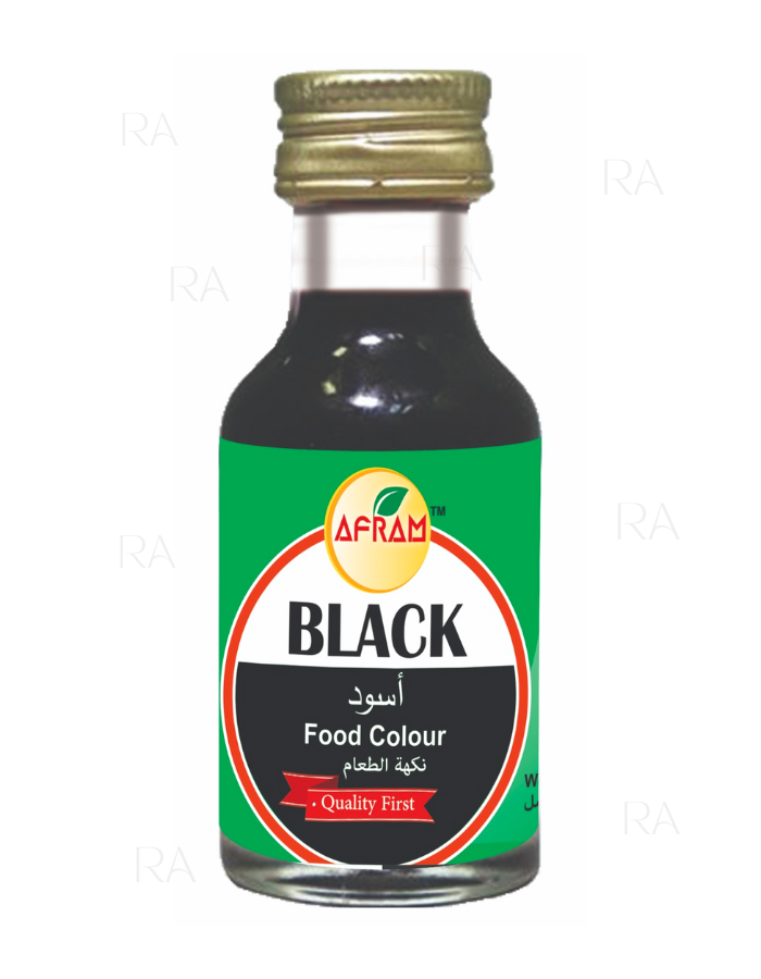 Black Food Color -28Ml Afram Black Color (Organic) | Daraz.com.bd
