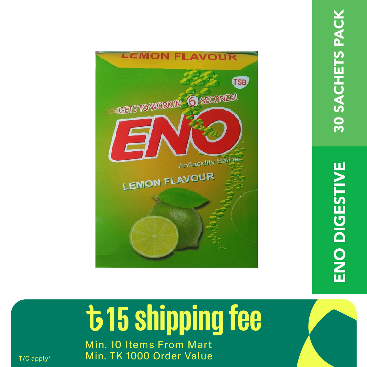 ENO Lemon Flavour Full Box TSB 30pcs | Daraz.com.bd