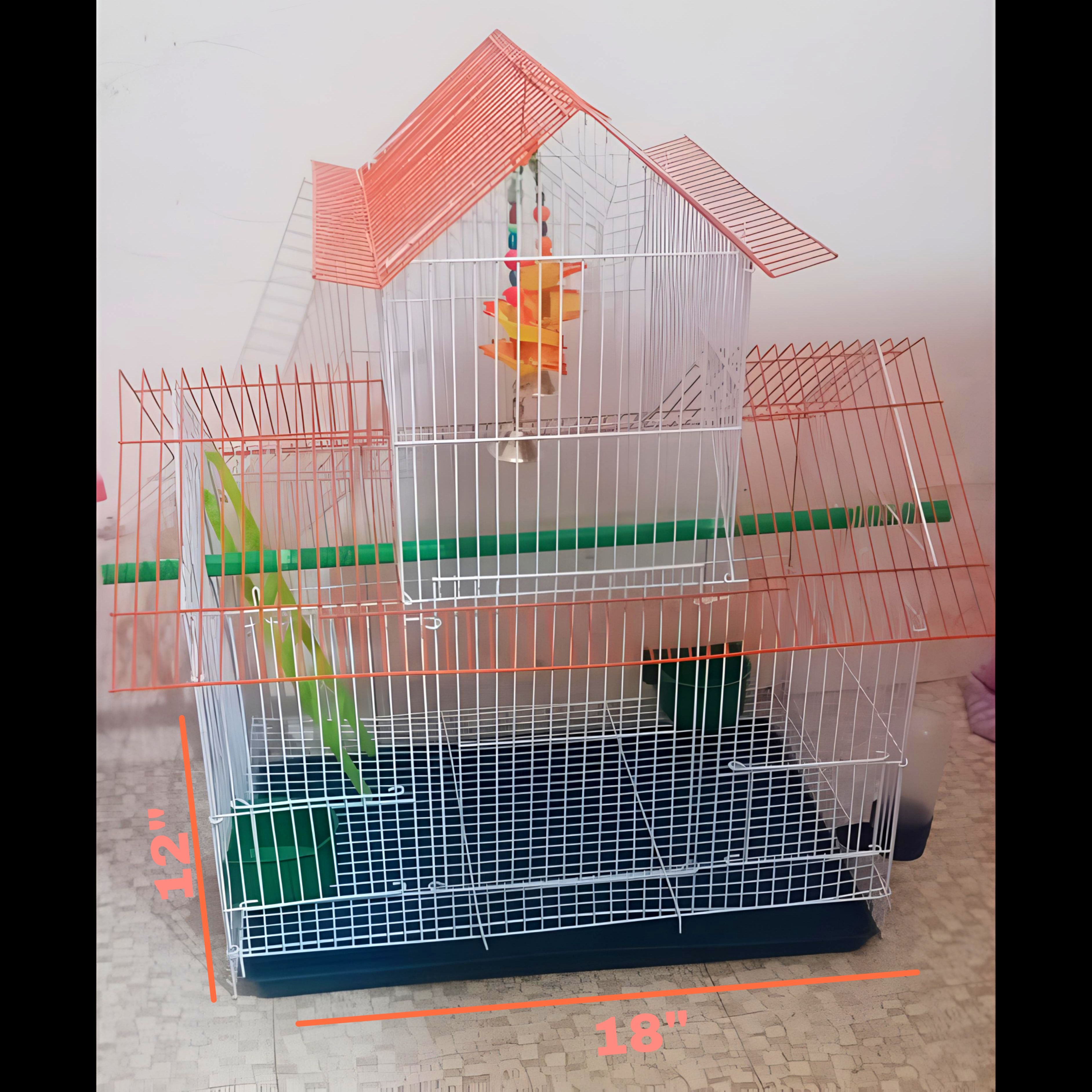 Rust Proof Portable Bird Cage For Any Kind Of Birds Like Macao, Parrot ...