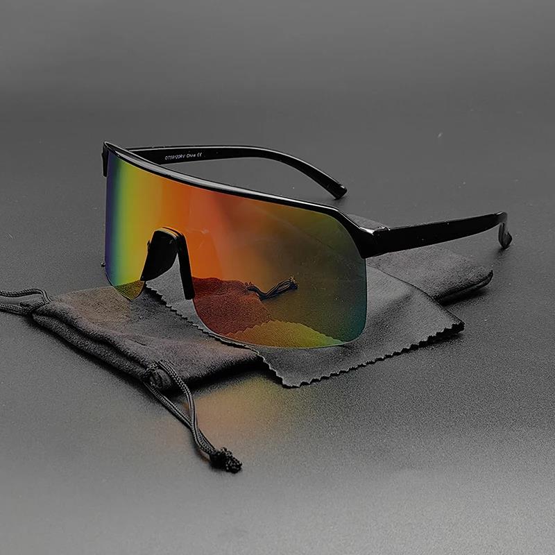 Ultralight Rimless Cycling Glasses 2024 Men Women UV400 Bike Goggles Sports Running Lenses ...