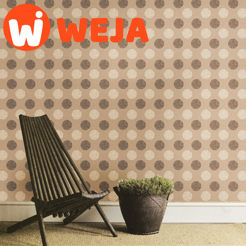 Home Decoration Round Wallpaper PVC S-adhesive Wall Stickers Living ...