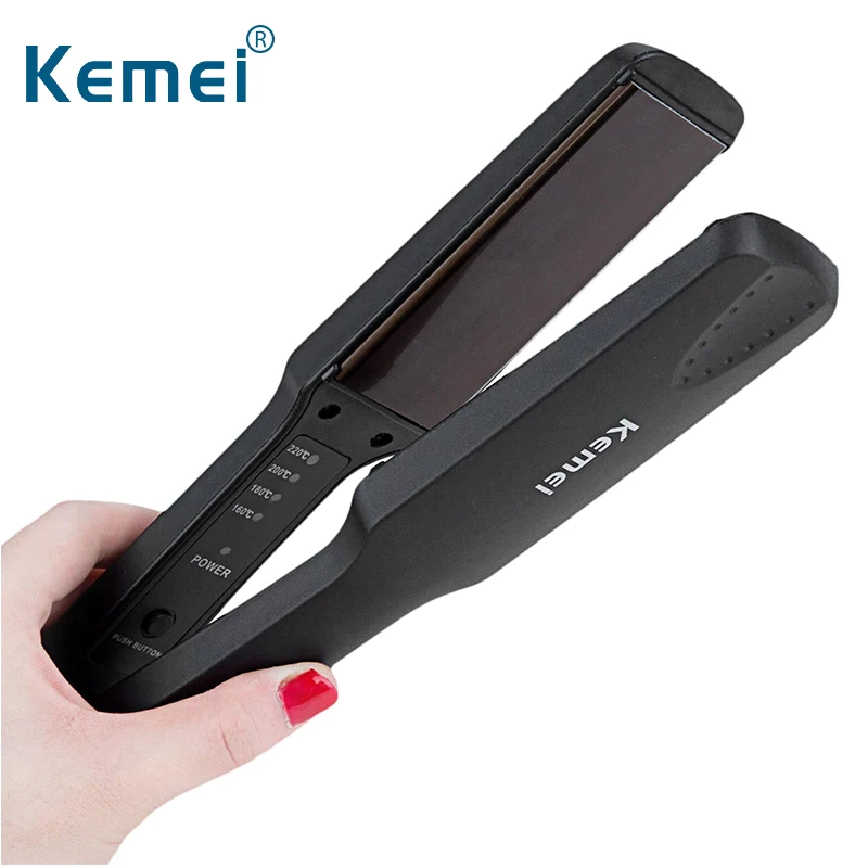 Kemei Km-329 Electric Ceramic Flat Iron Hair Straightener