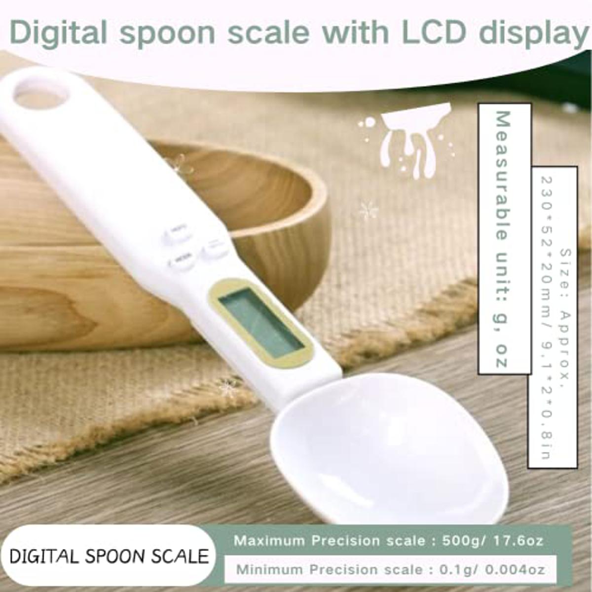 Electronic Measuring Spoon Digital Spoon Scale LCD Display Measurements ...