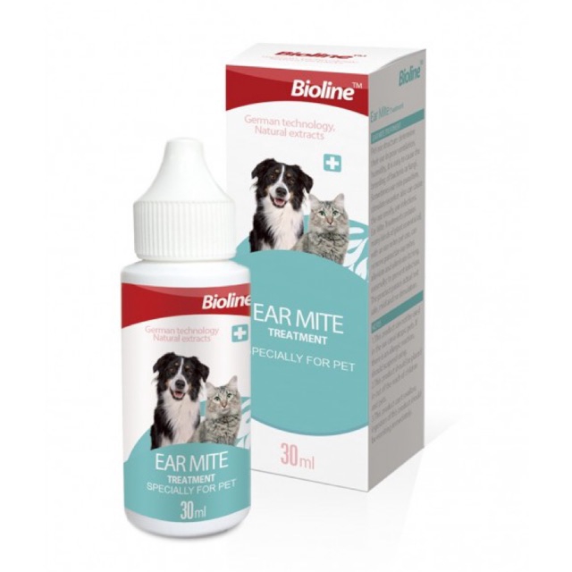 Bioline Ear Mite Treatment Dog Cat 30ml | Daraz.com.bd