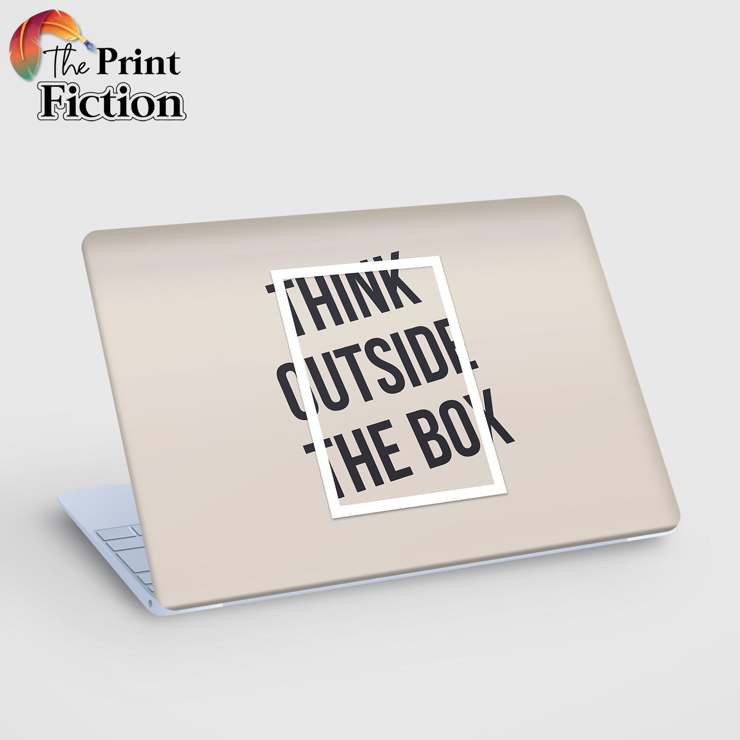 Think Outside The Box Laptop Sticker
