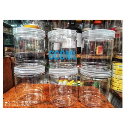 6Pis Combo Premium Plastic Jar For Masala Storage 600Ml*6 - Glass Jar | Daraz.com.bd