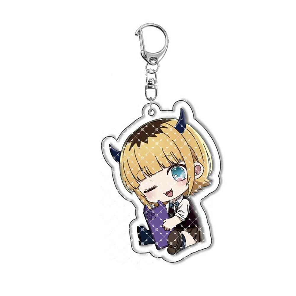 Anime Oshi No Ko Keychain Cartoon Figure Hoshino Ai Sarina Kurokawa ...