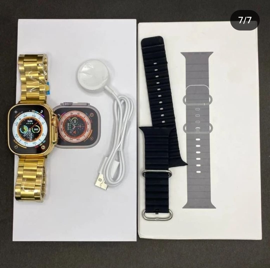 Watch 8 Ultra Gold Edition Smartwatch with Sports Mode 49MM Gold and ...