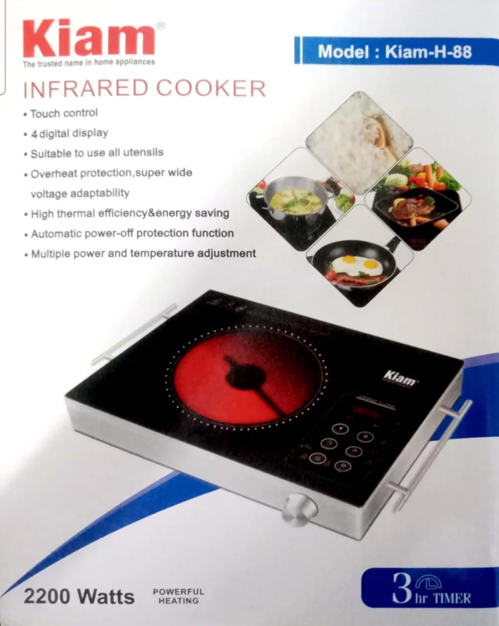 Kiam Infrared Cooker H-88 | Daraz.com.bd
