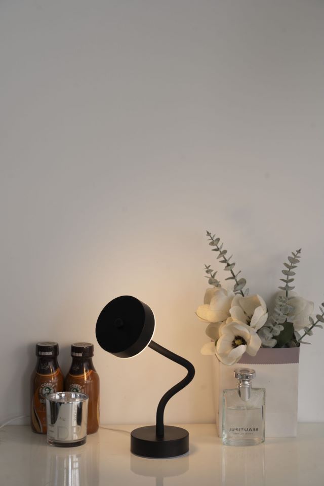 Corded Table Lamp, LED Desk Lamp 3 Colors Desk Light Reading Light ...