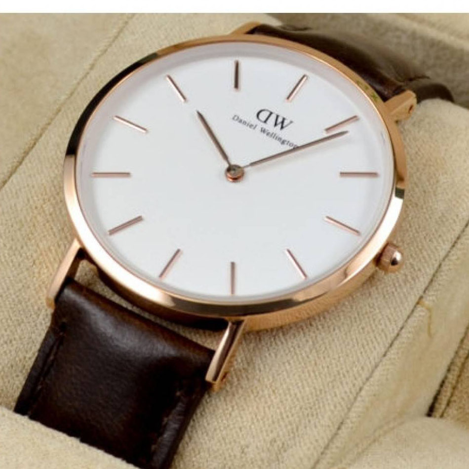 Leather Analog Wrist Watch For Men(Brown) | Daraz.com.bd