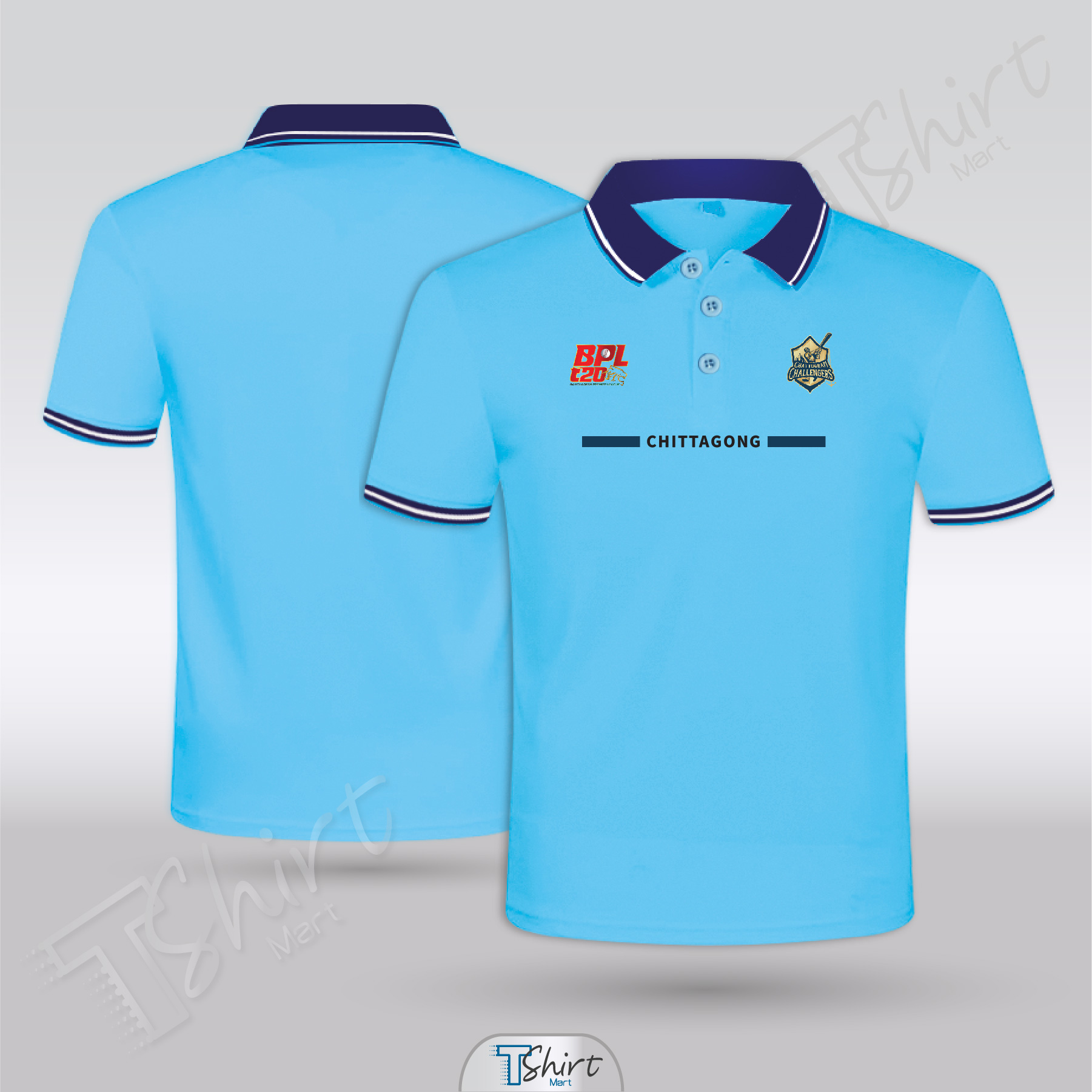 Chattogram Challengers Short Sleeve BPL Polo Cricket Jersey For Men ...