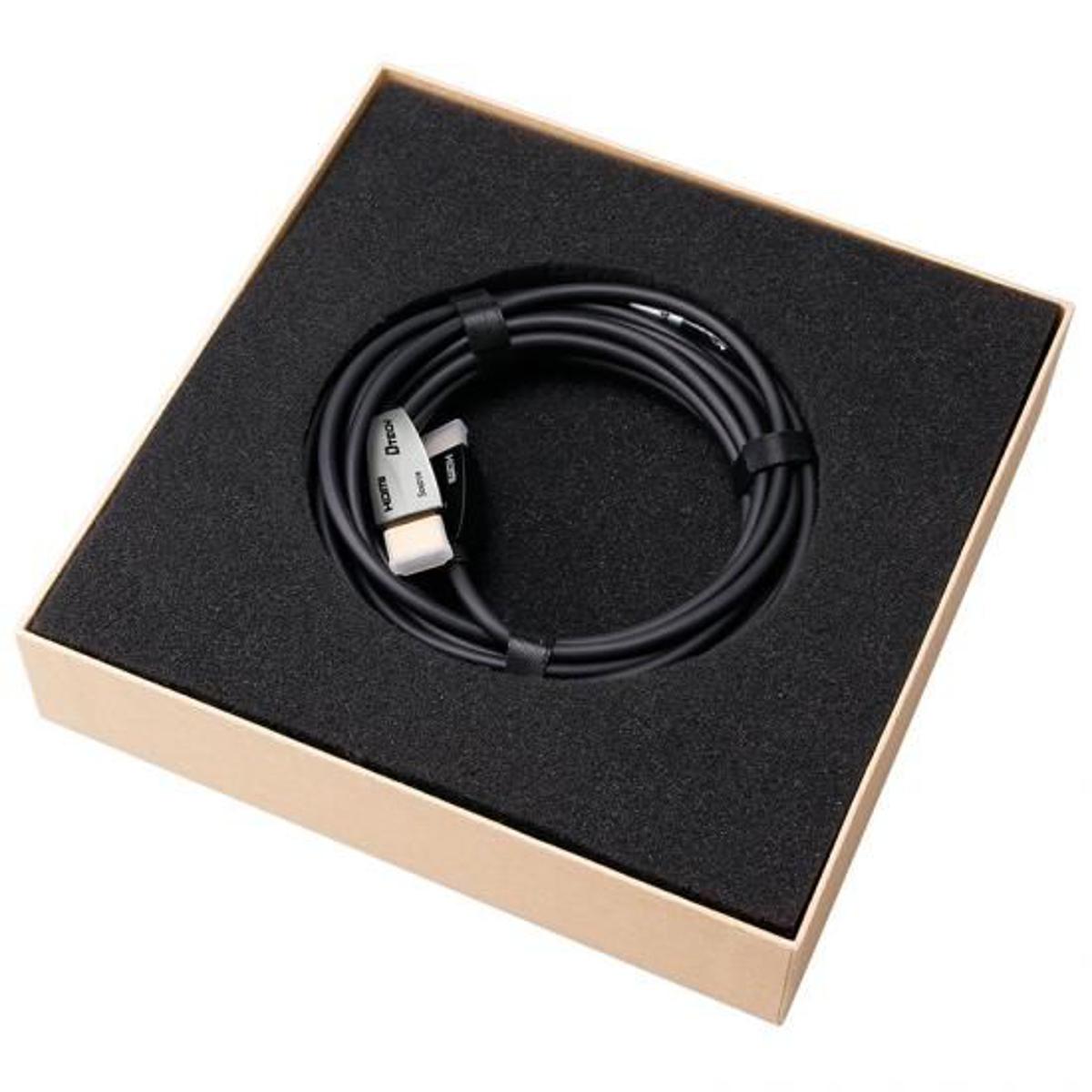 DTECH 20 Meter Fiber Optic HDMI Cable 4K 3D (V2.0) | Daraz.com.bd