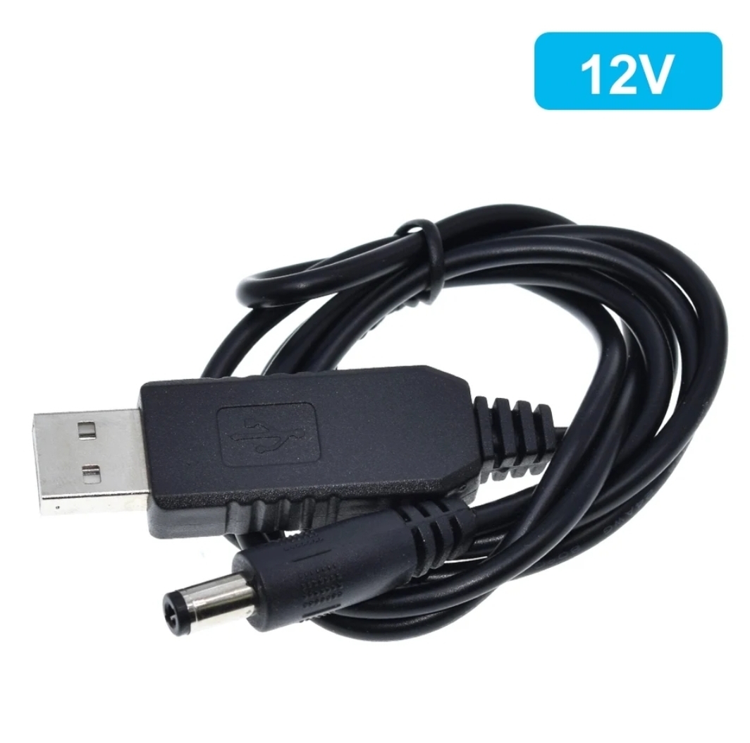 USB Power Boost Cable DC 5V to DC 9V/12V Powerbank from Router and Onu ...