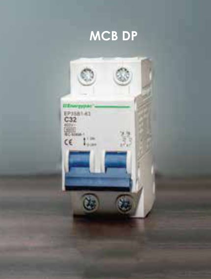 Energypac MCB DP 25A 4.5kA Miniature Circuit Breaker Double Pole 2P | Daraz.com.bd
