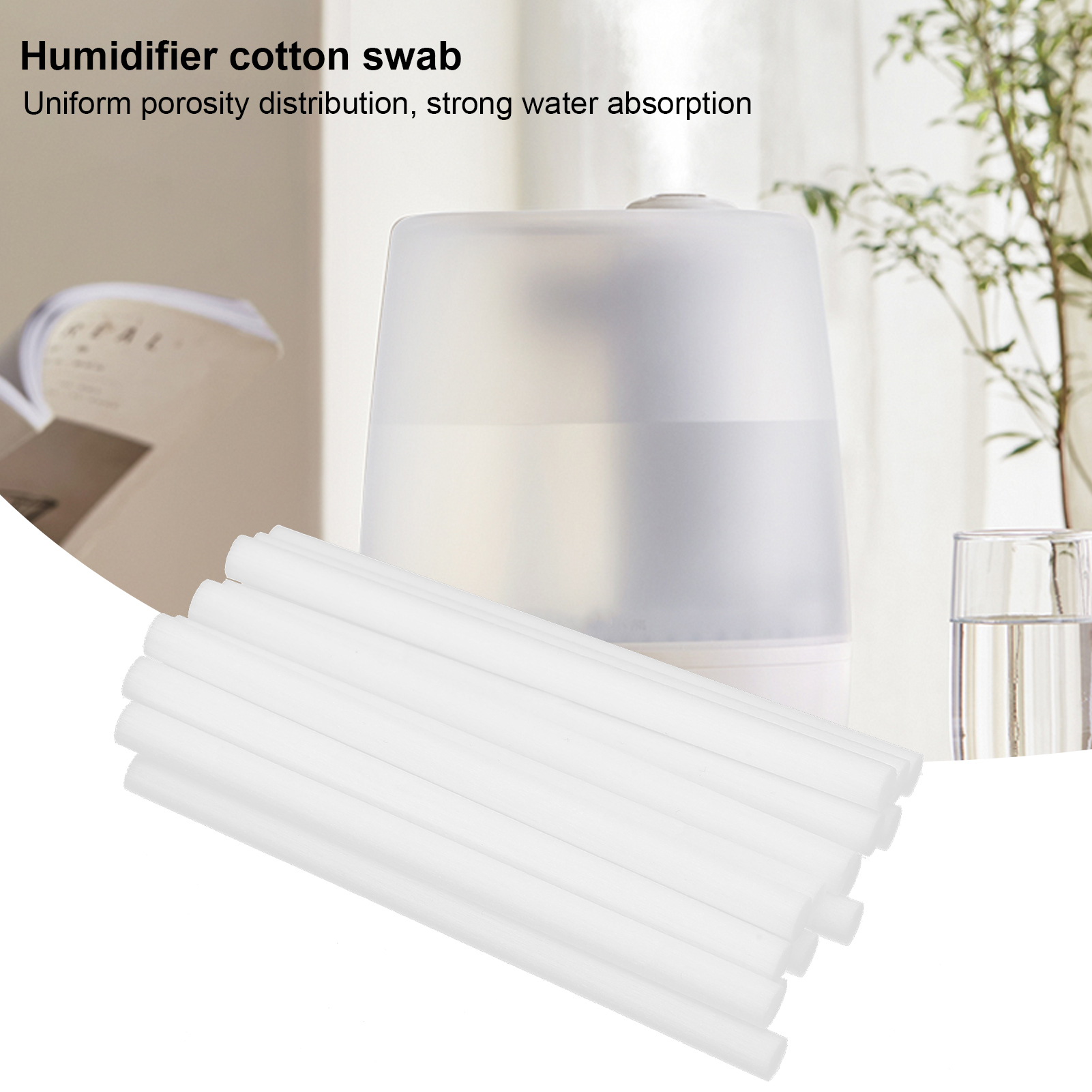 30Pcs Cotton Swab Filter Absorbent For Humidifier Mist Diffuser | Daraz ...