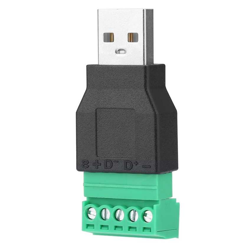 USB terminal 2-pin male connector to 5-pin screw | Daraz.com.bd