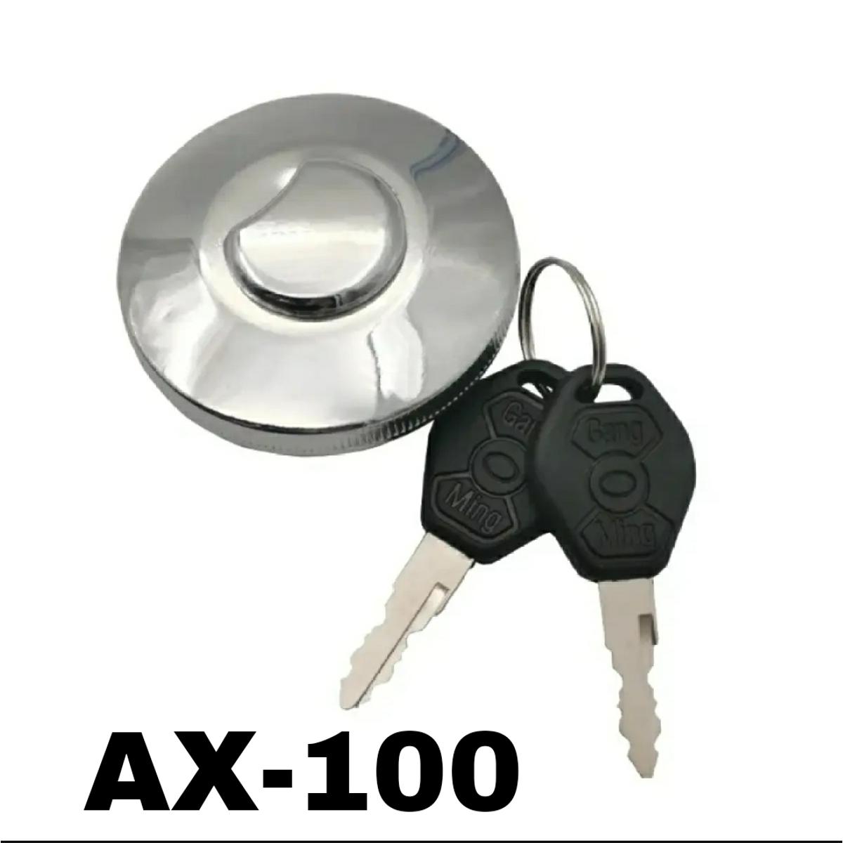 Motorcycle Fuel Gas Tabk Cap Cover Lock Set For AX-100 Motorcycle ...
