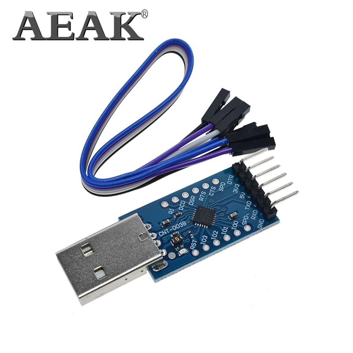 【Beauty Code】（NEW）AEAK CP2104 USB 2.0 to TTL UART 6PIN Module Serial ...
