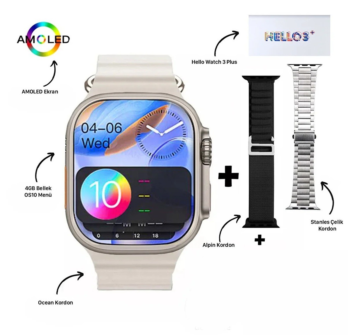 WS10 ultra 2 7 in 1 Ultra smartwatch 49mm series 9 Ultra 2.01 "IPS HD ...