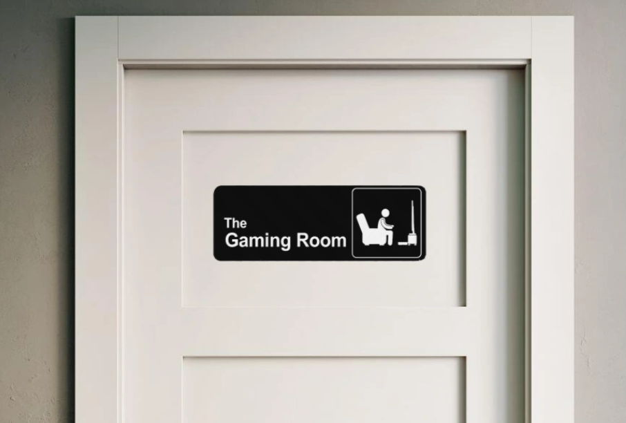 Room Door Sign Plate Decal Fun Cool Funny Room Door Sign for Home ...