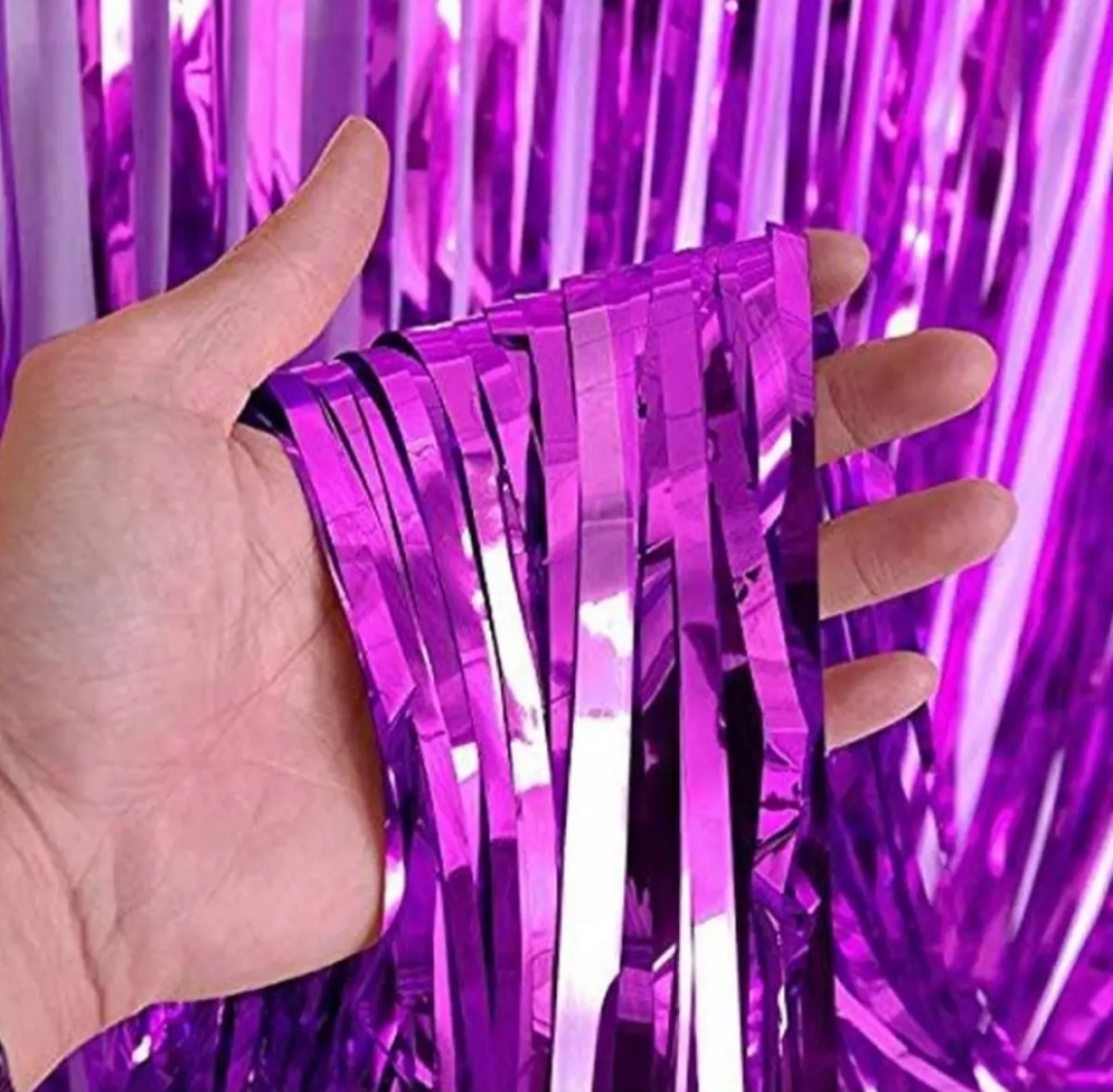 Foil Metallic Curtain Backdrop for Background Decorations | Daraz.com.bd