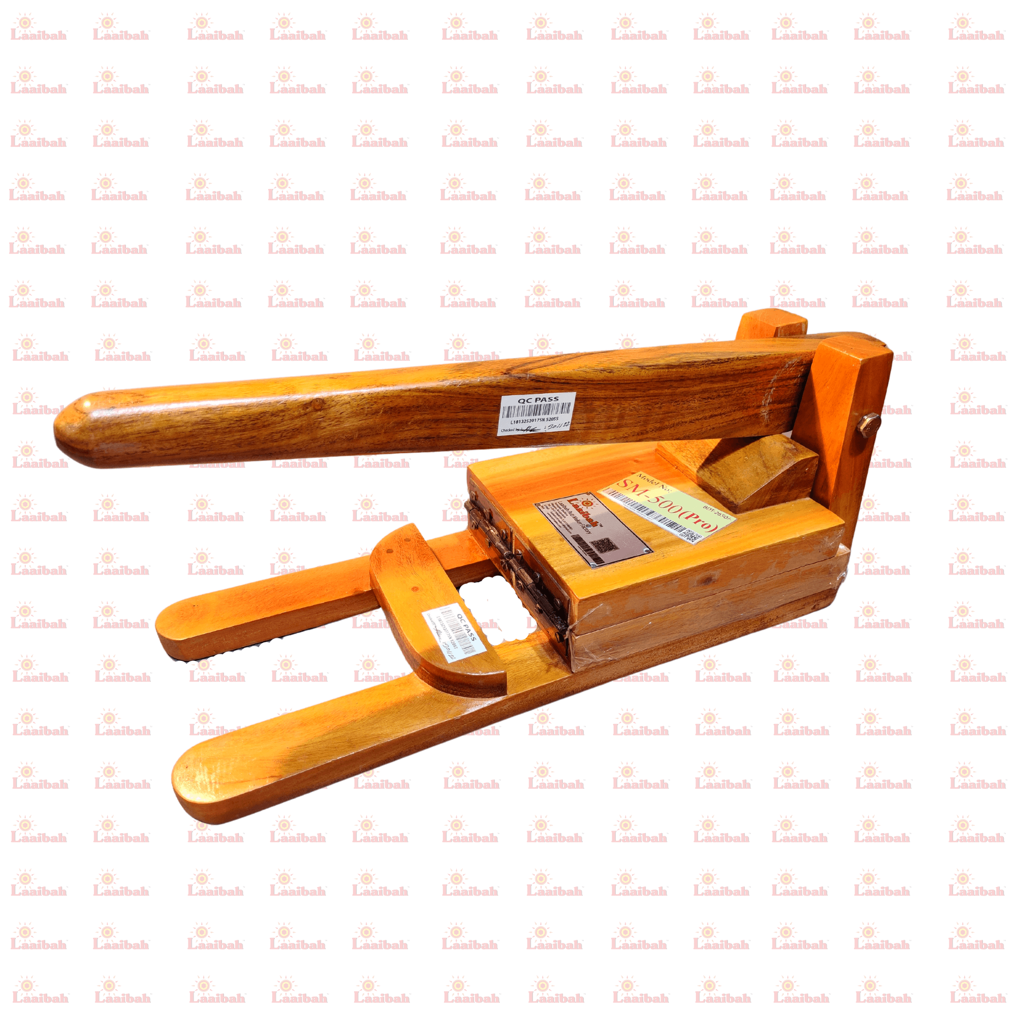 Laaibah Original Mehagoni Wood Ruti maker - Model SM-500 Pro - Wooden ...