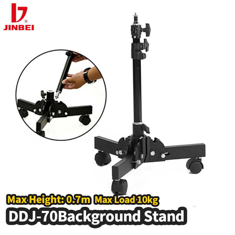 JINBEI DDJ70 21-70cm Adjustable Dual-use Backdrop Tripod Stand Max Load ...