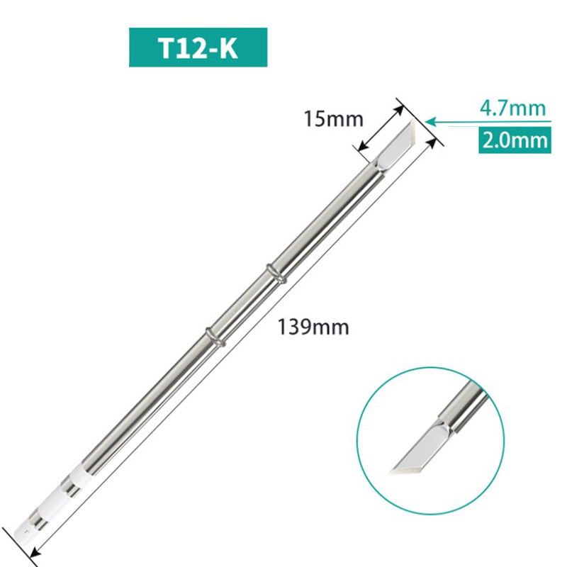 T12 Electric Soldering Iron Tips For Hakko fx951 DIY Soldering Station ...