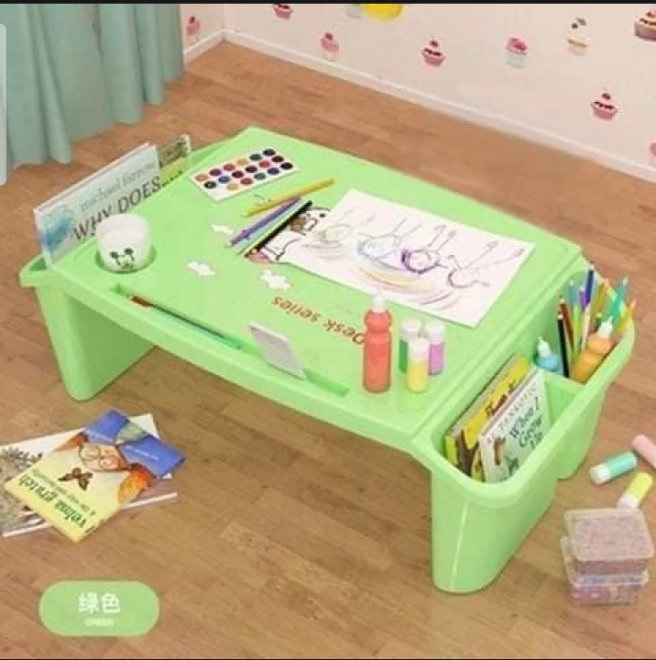 Baby Reading / Writing Table / Kids Study Table / Storage Box Plastic ...