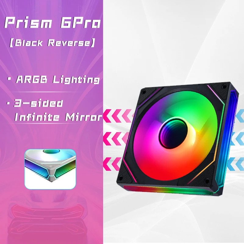 Jungle Leopard Prism 6Pro ARGB PC Case Fan 120mm 3-sided Infinite ...