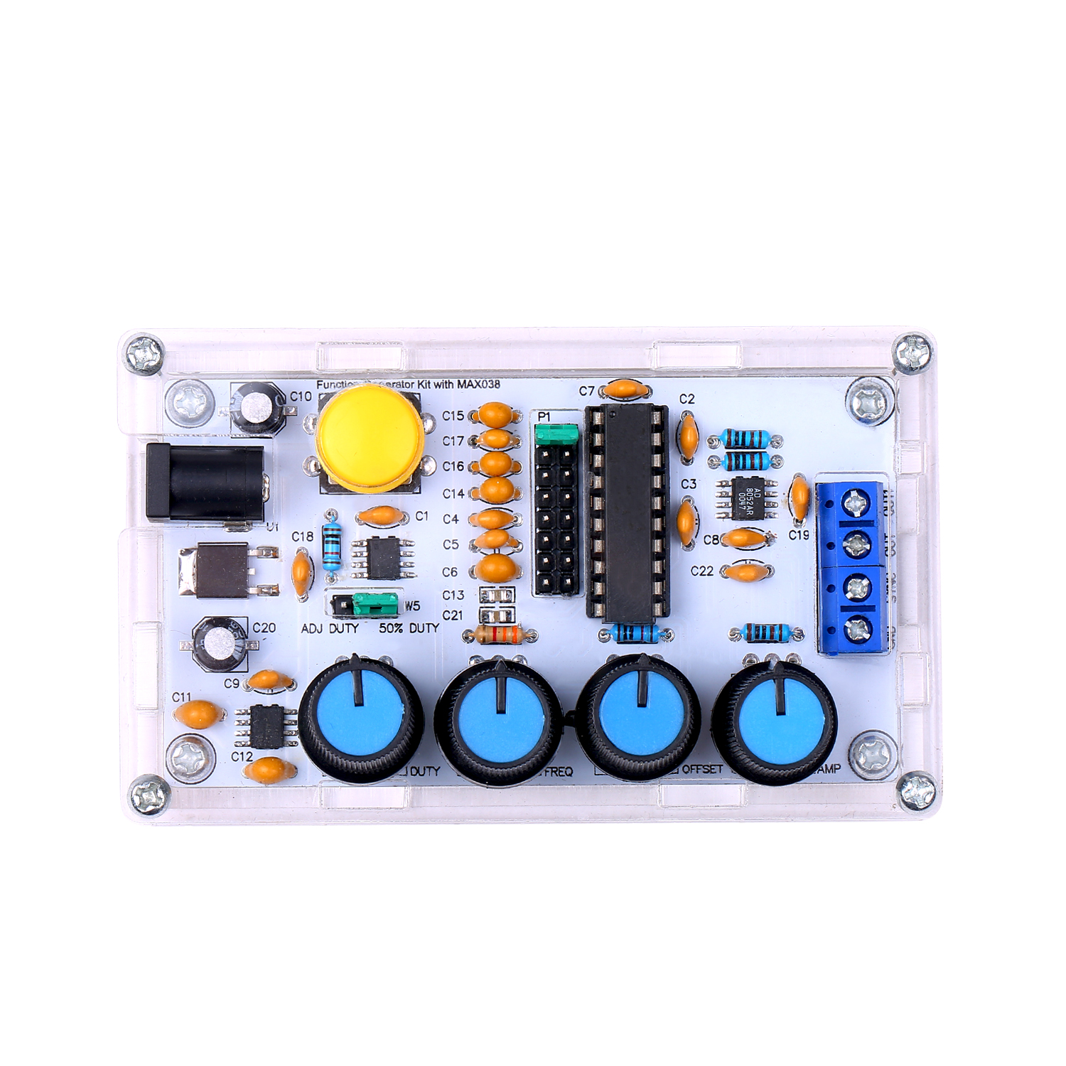 MAX038 Signal Generator DIY Kit 1Hz~20MHz Function Generator High-speed ... MAX038 Signal Generator DIY Kit 1Hz~20MHz Function Generator High-speed ...