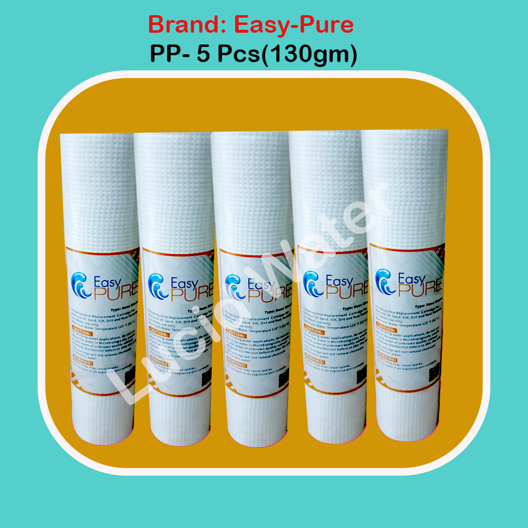10-Inch PP - Sediment Water Filter | Easy Pure | 5-Piece Set | 1 Micron ...