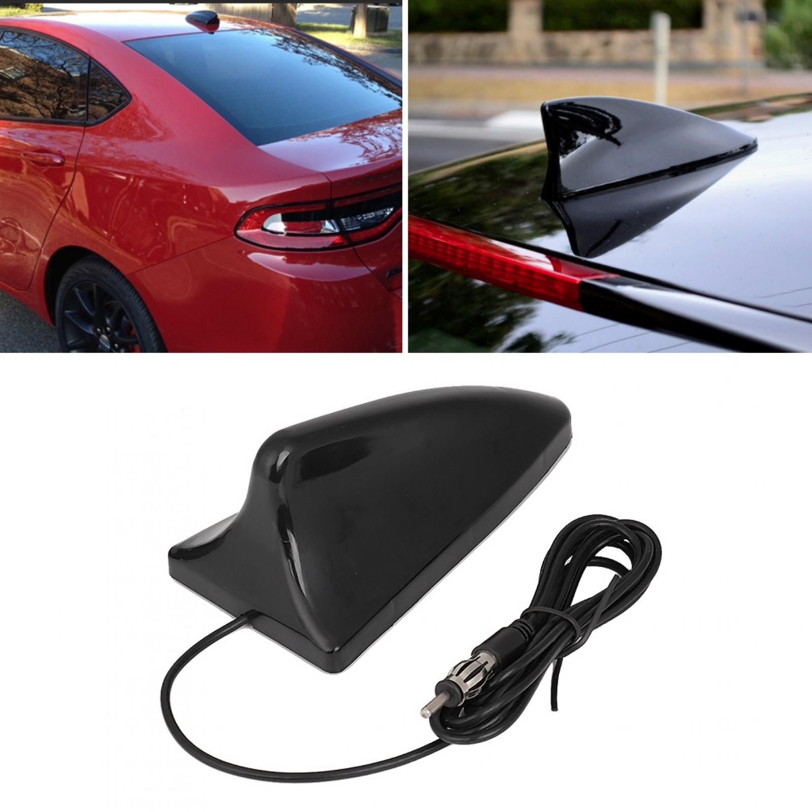 Universal Car Shark Fin Antenna Auto Radio Signal Aerials Roof Antennas ...