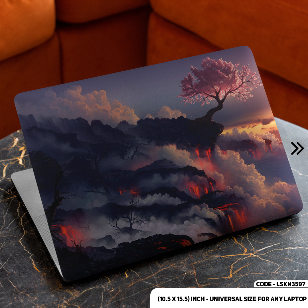 Fantasy Illustration Laptop Skin & Laptop Sticker Waterproof Removable ...