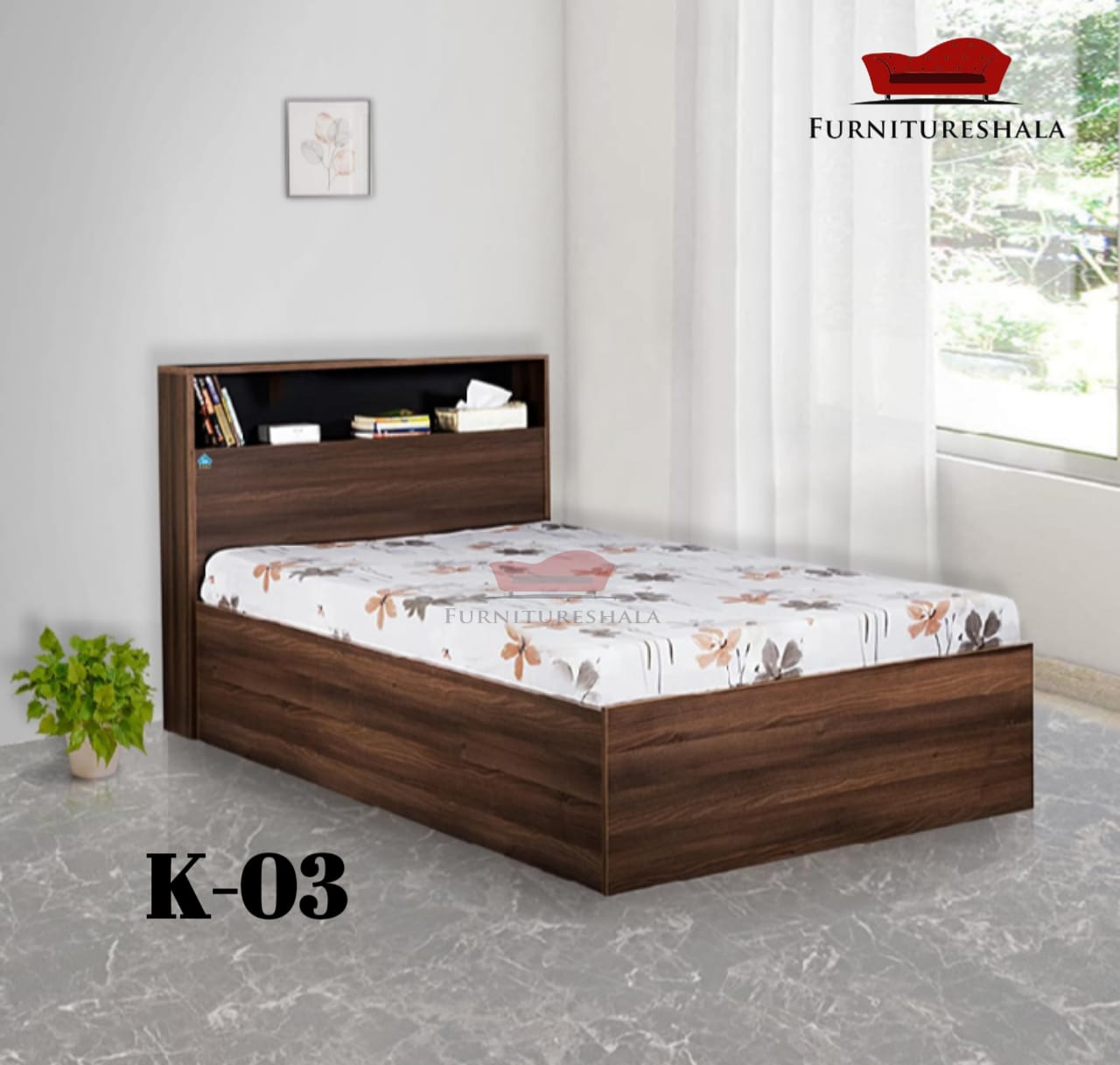FurnitureShala Single Bed/Khat(2.5ft by 7ft) | Daraz.com.bd