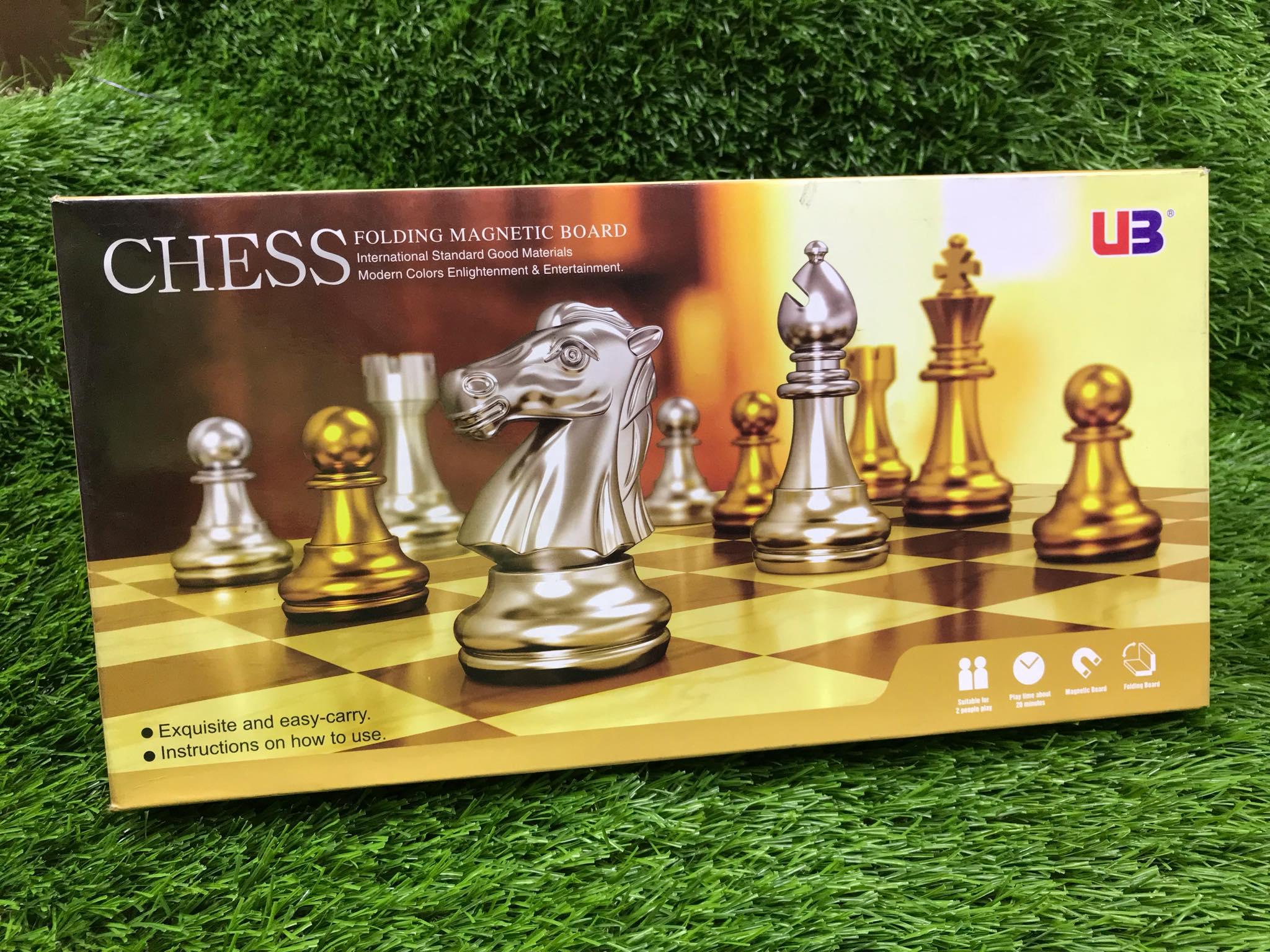 Magnetic & folding chess board - 10" | Daraz.com.bd